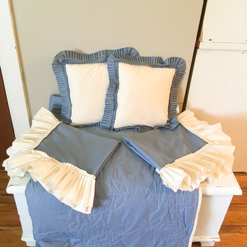 Ruffle Pillow Sham - Etsy