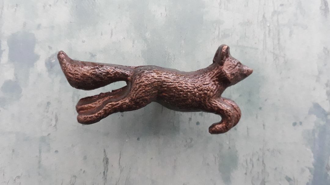 Running Fox Drawer Knobs Drawer Handle, Fox Drawer Knob Pulls Animal ...