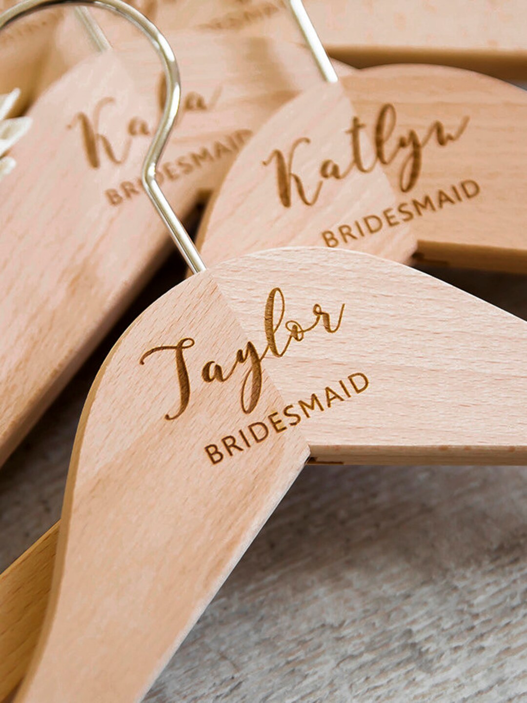 Bridal Party Hangers, Personalized Hangers, Wedding Dress Hangers ...