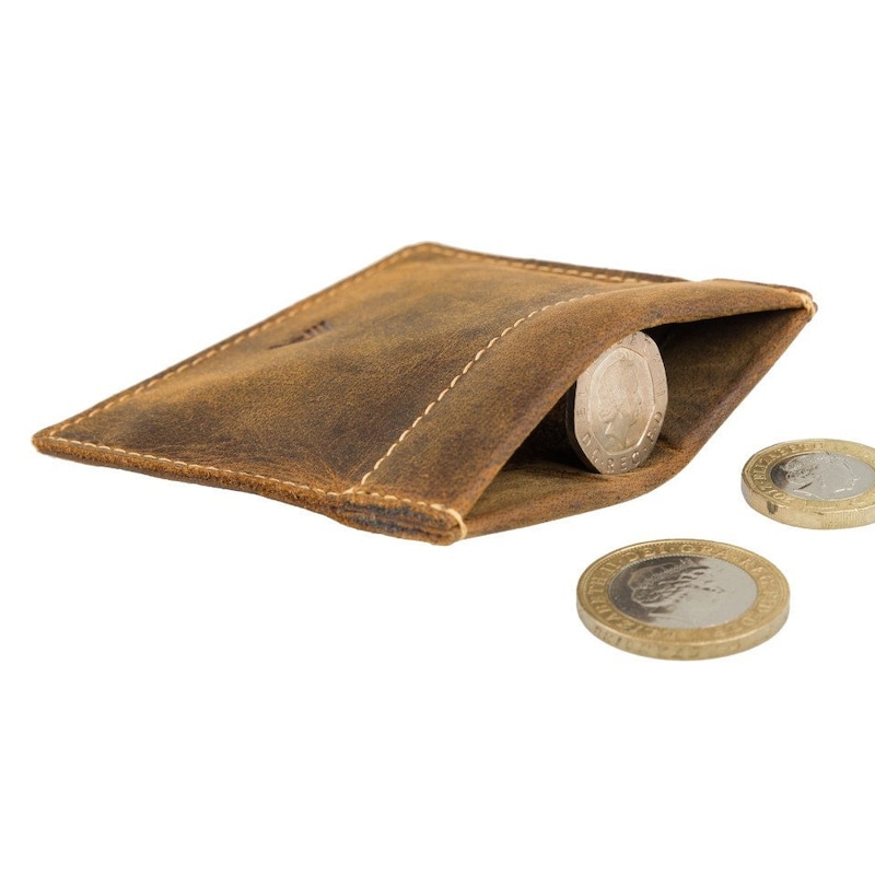 Leather Coin Bag - Etsy