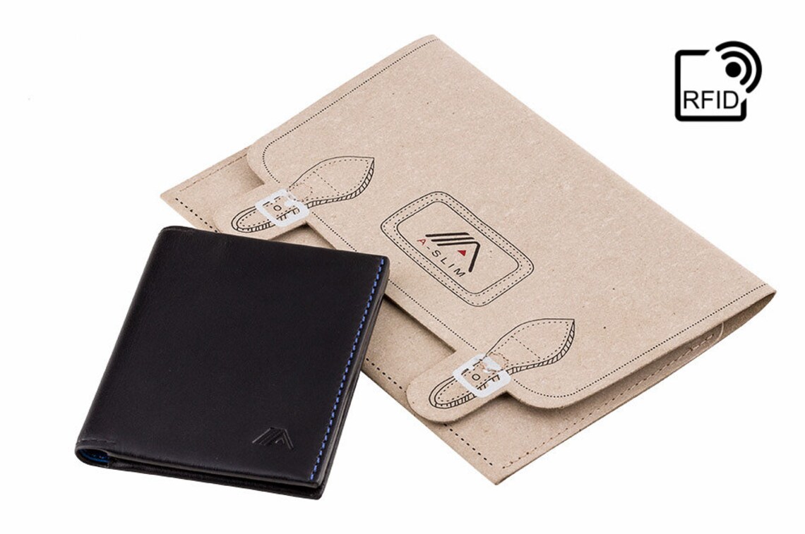 Compact Bifold Card Wallet A-SLIM Origami Slim Credit Card - Etsy UK