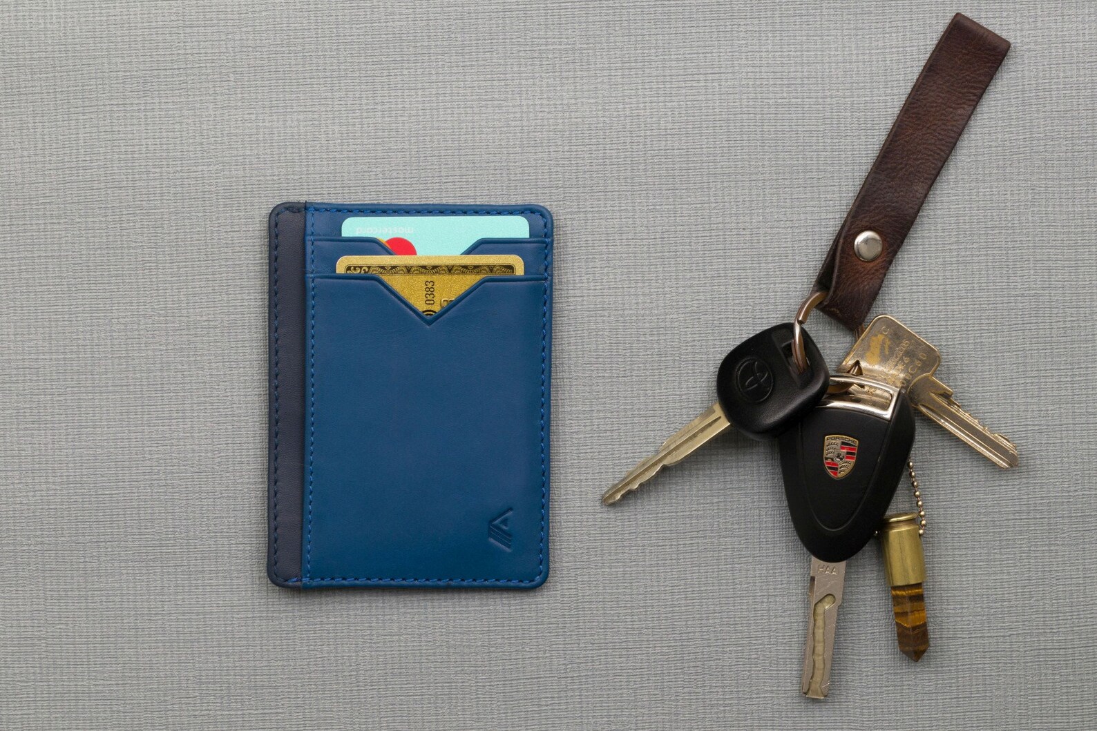 Wallet With Clear Photo Card Slot Slim Handmade Leather Card | Etsy