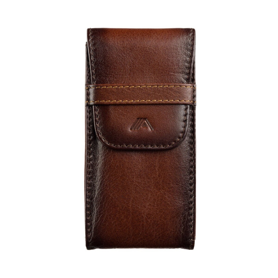 Watch Travel Pouch Leather Watch Case Protective Sleeve for Watch ...
