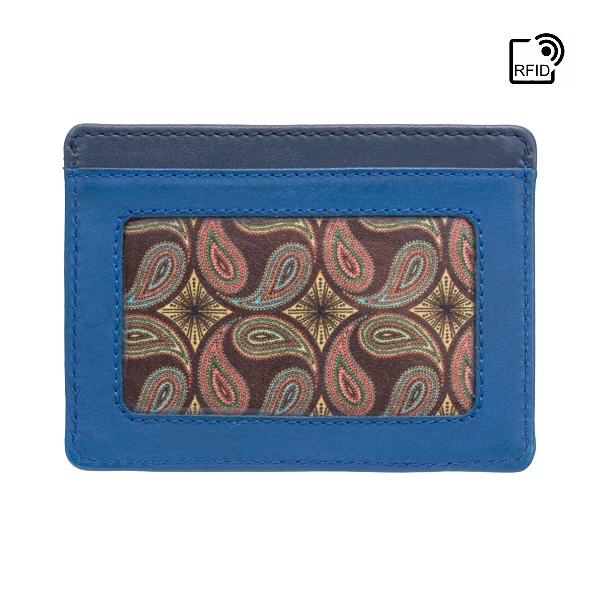 Wallet With Clear Photo Card Slot Slim Handmade Leather Card | Etsy