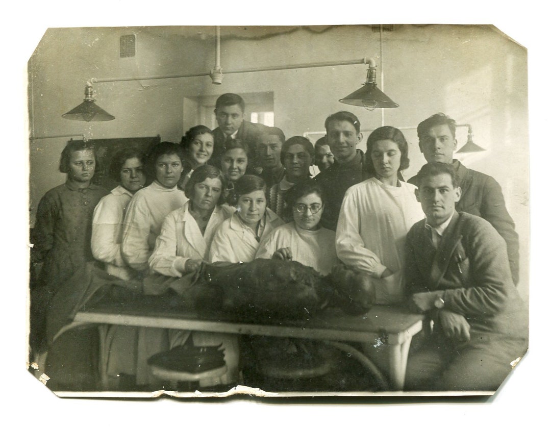 Autopsy Cadaver Dissection Antique Ca 1910's Medical Student Men Women ...