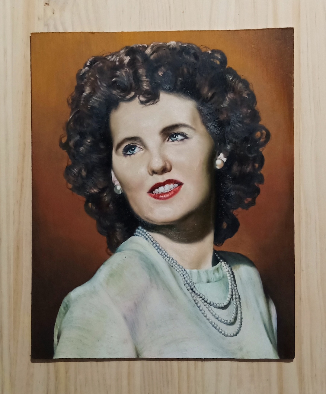 Black Dahlia Oil Painting Tribute Elizabeth Short - Etsy