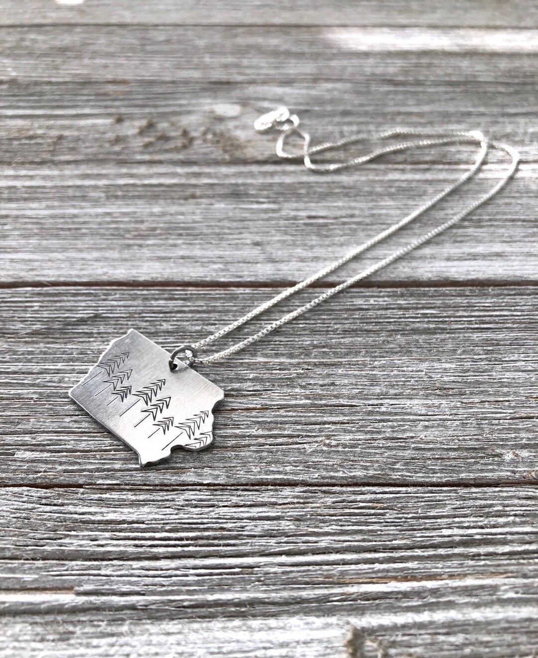 Iowa State Necklace-iowa Necklace-gift - Etsy