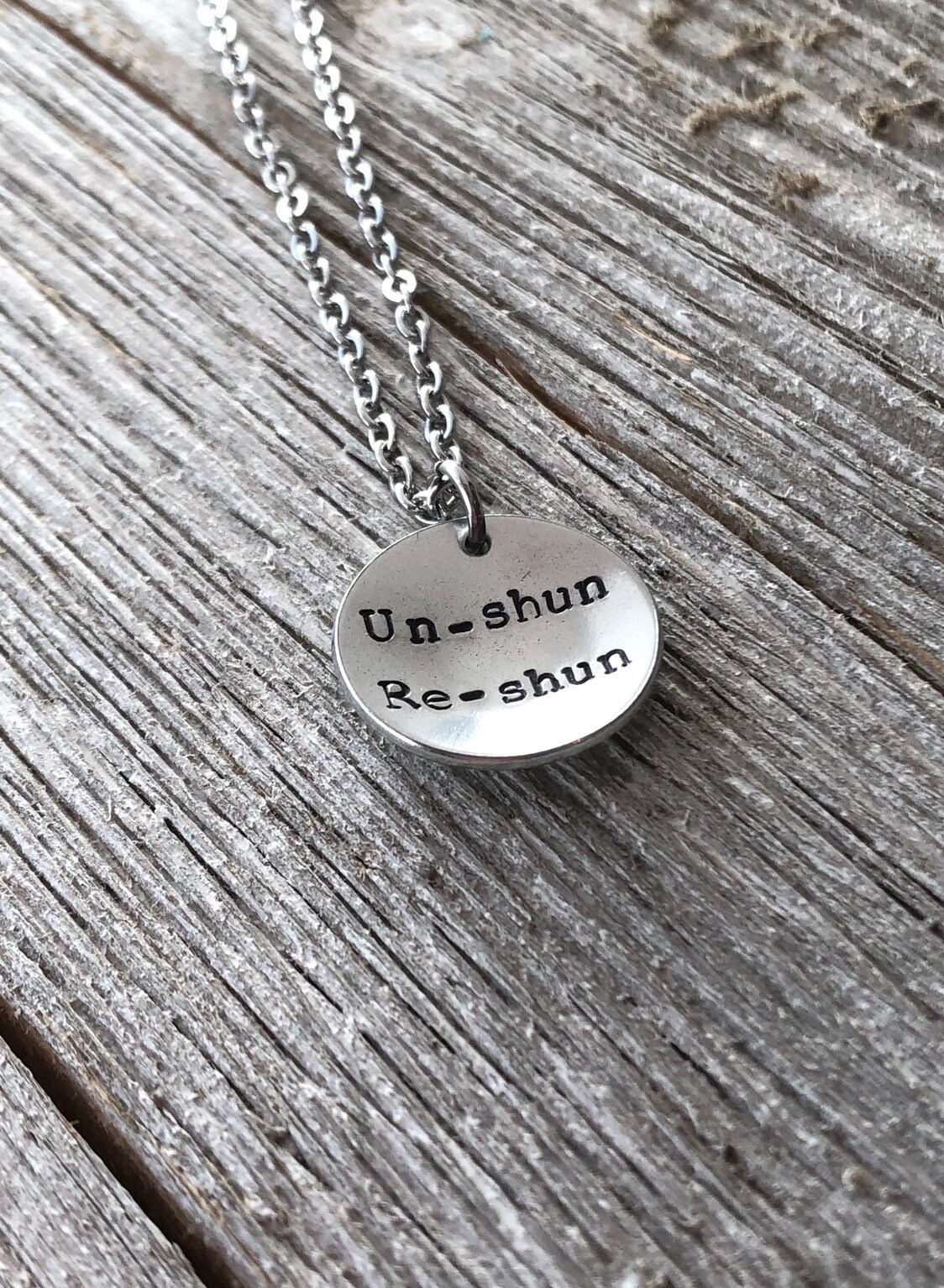 The Office-un-shun Re-shun Necklace-the Office Necklace- Dwight-3/4 ...