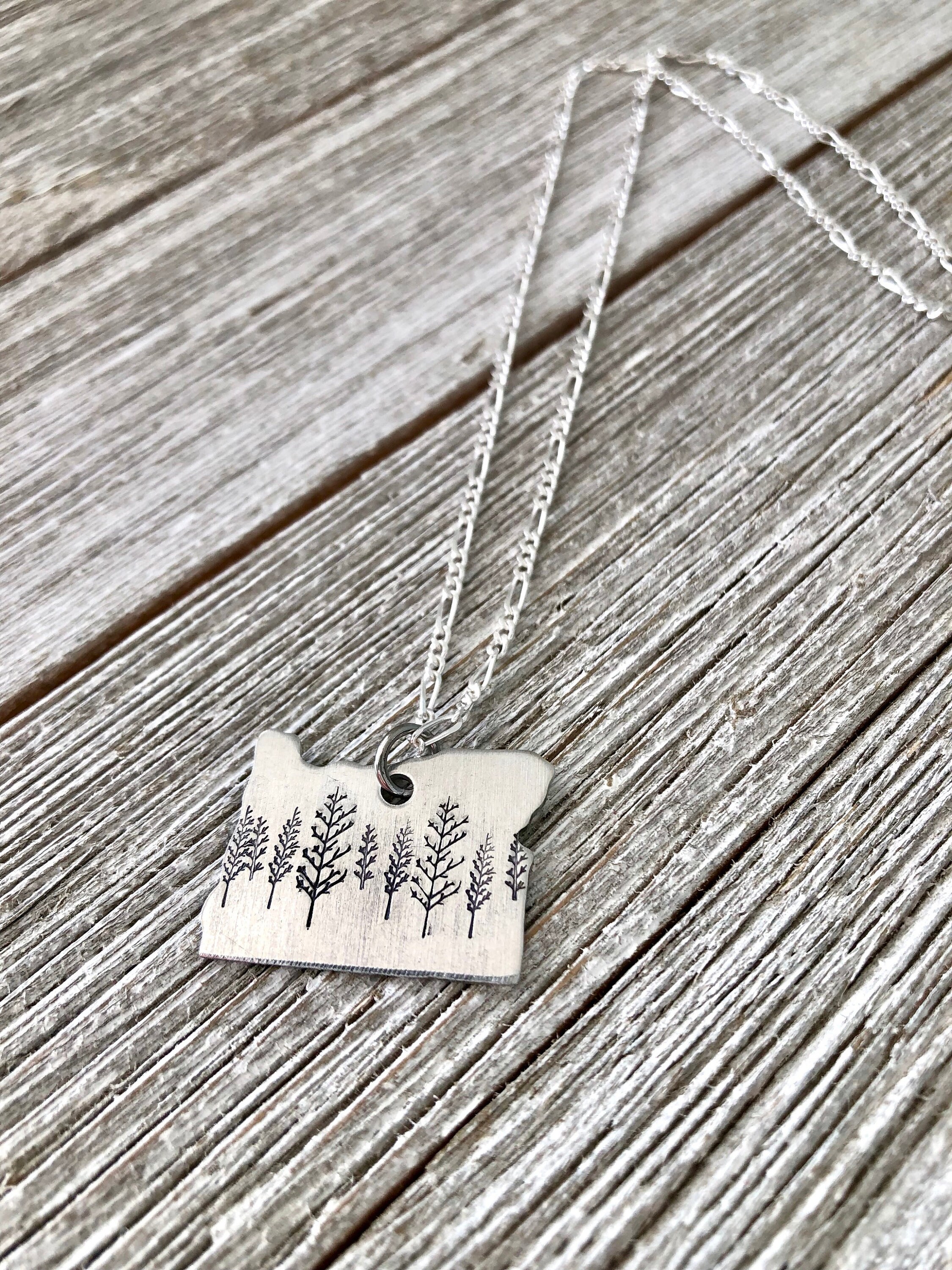 Oregon State Necklace-oregon Necklace-gift | Etsy