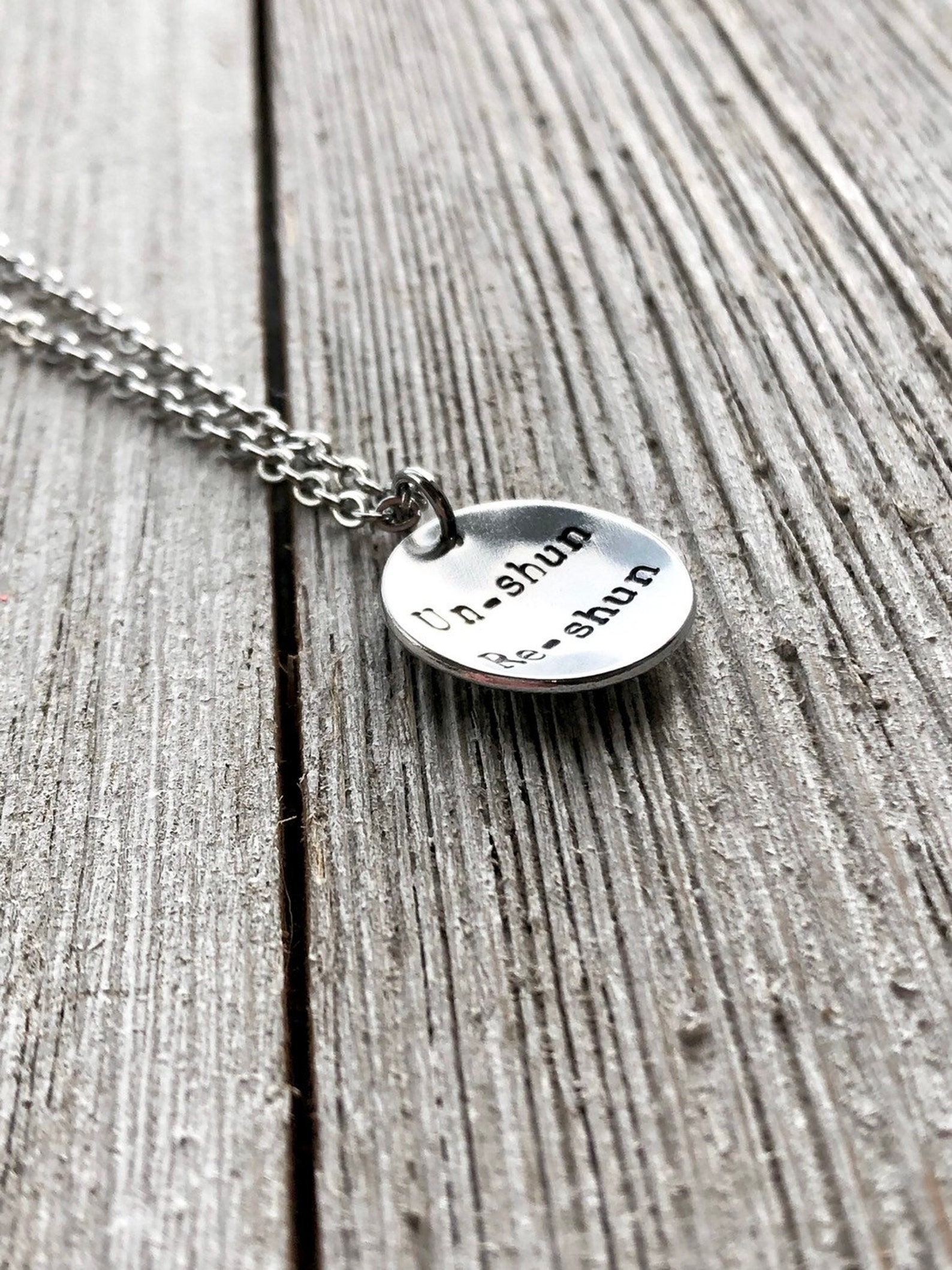 The Office-un-shun Re-shun Necklace-the Office Necklace- Dwight-3/4 ...