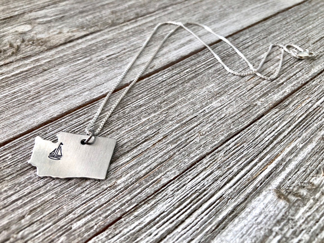 Collier de l’État de Washington-collier de voilier de Washington-cadeau ...