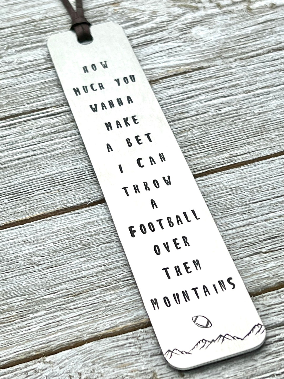Napoleon Dynamite-uncle Rico Bookmark-hand Stamped Bookmark - Etsy