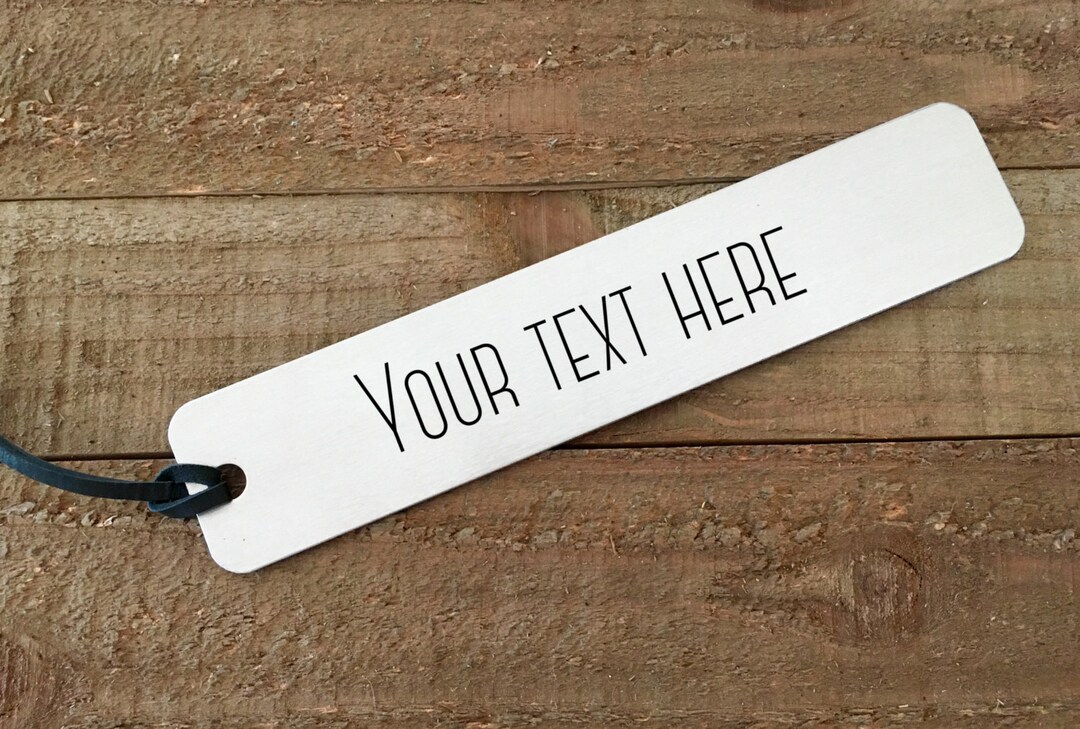 Custom Bookmark-hand Stamped Bookmark-unique Bookmark-gift for Reader ...