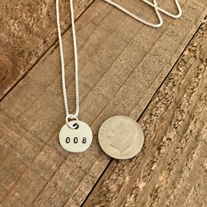 Stranger Things Necklace 008 Necklace-8 Necklace-handstamped - Etsy