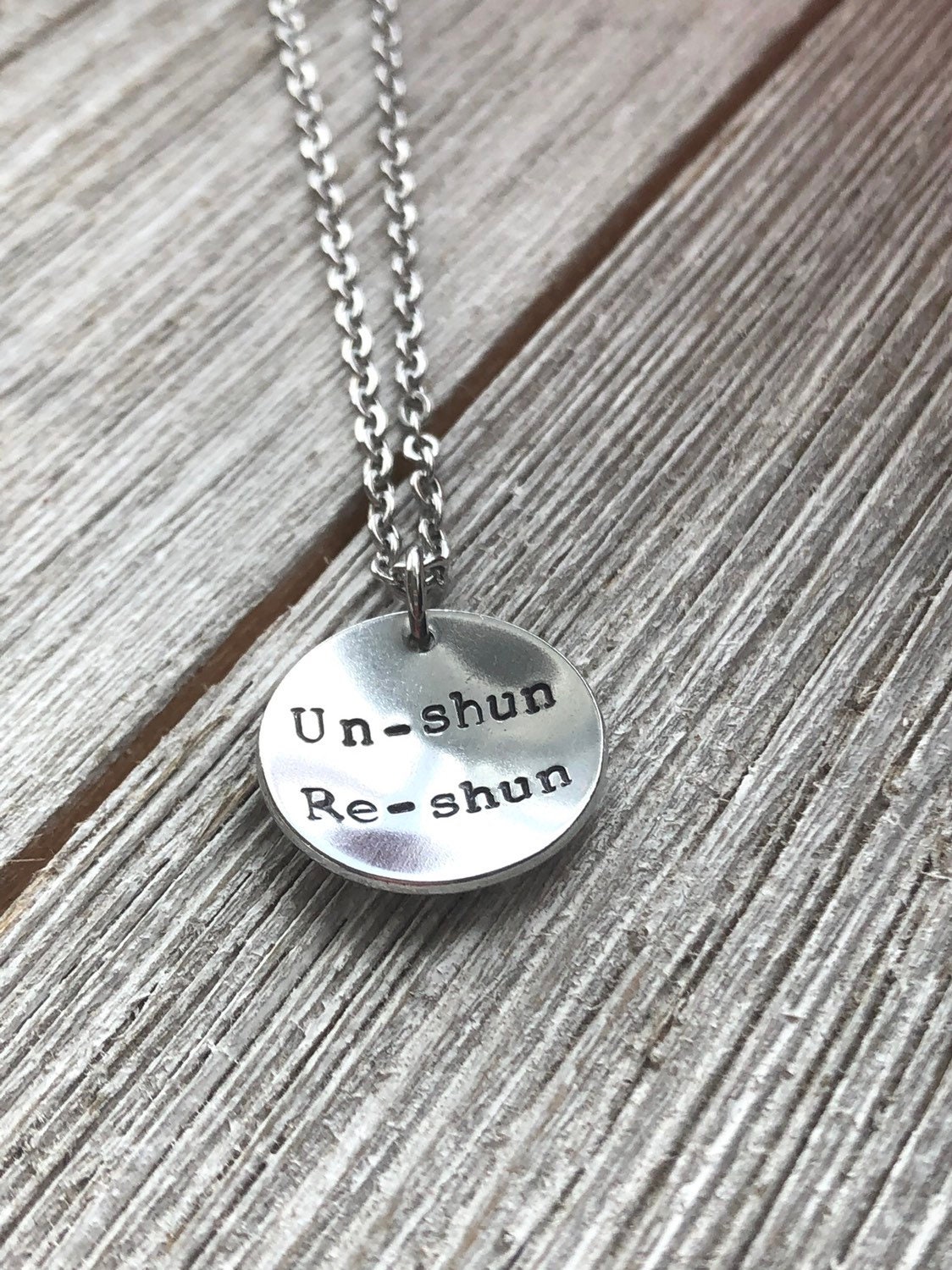 The Office-un-shun Re-shun Necklace-the Office Necklace- Dwight-3/4 ...