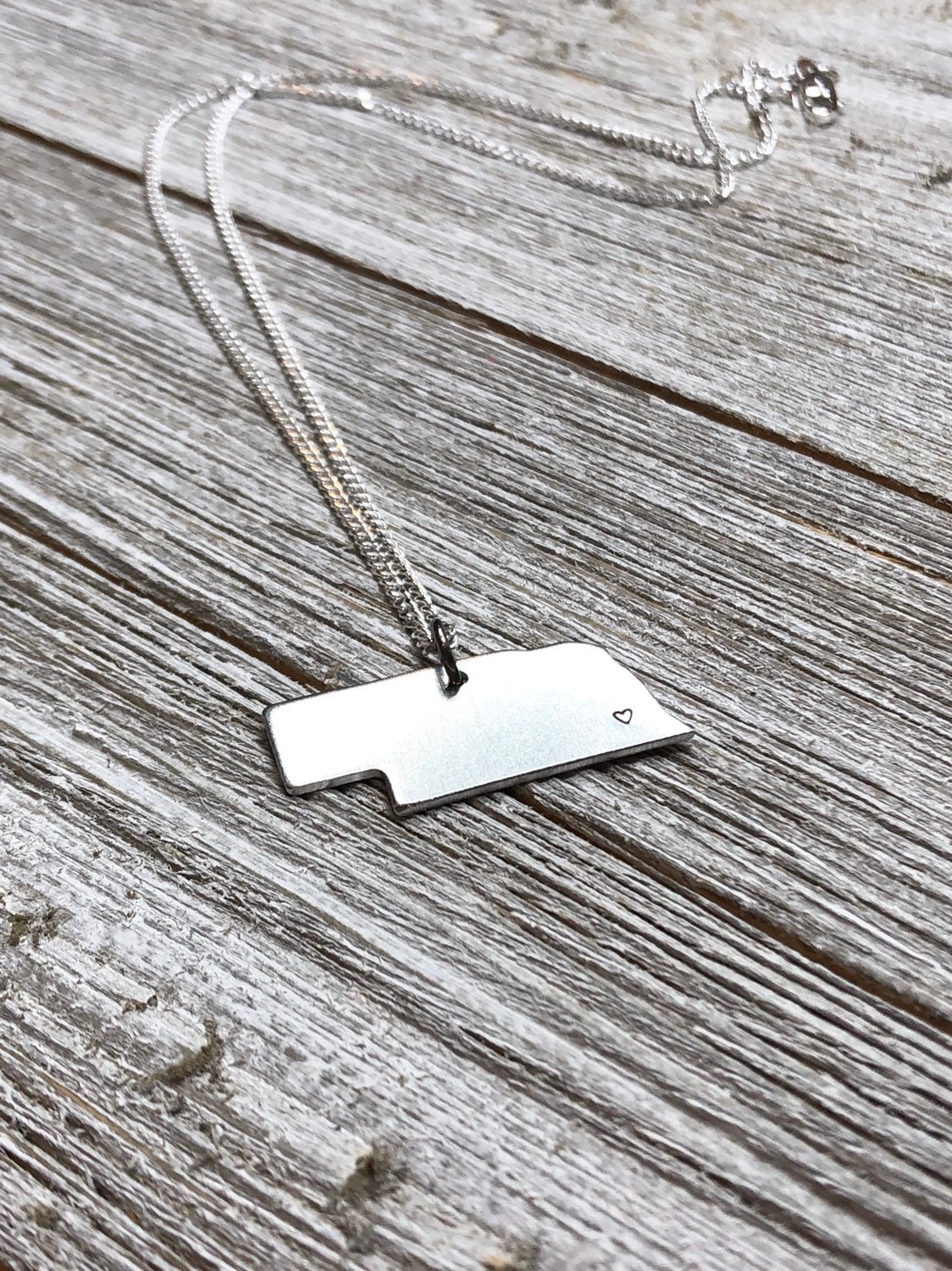 Nebraska State Necklace-nebraska Necklace-gift - Etsy