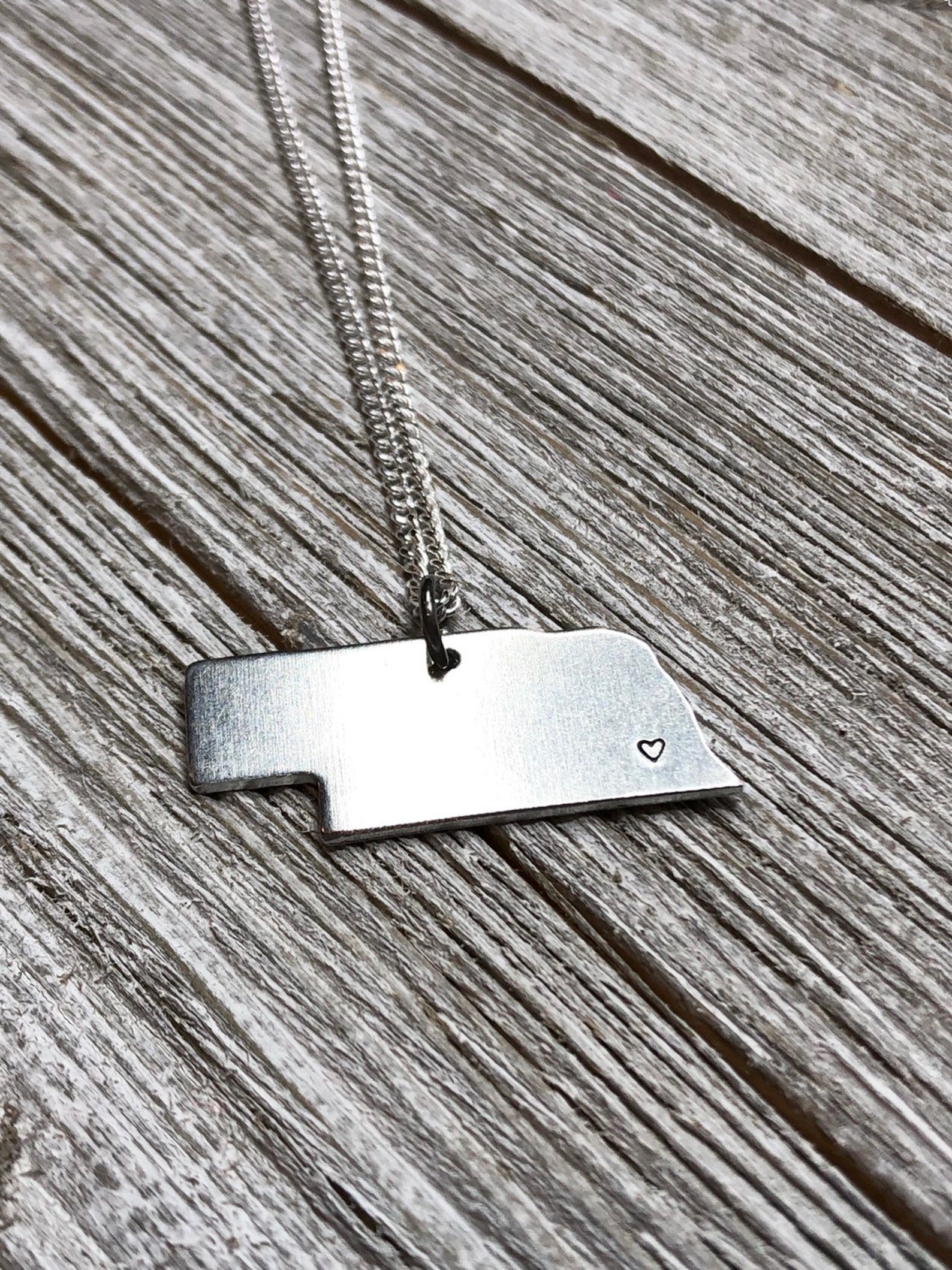 Nebraska State Necklace-nebraska Necklace-gift - Etsy
