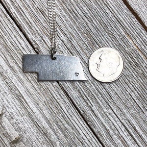 Nebraska State Necklace-nebraska Necklace-gift - Etsy