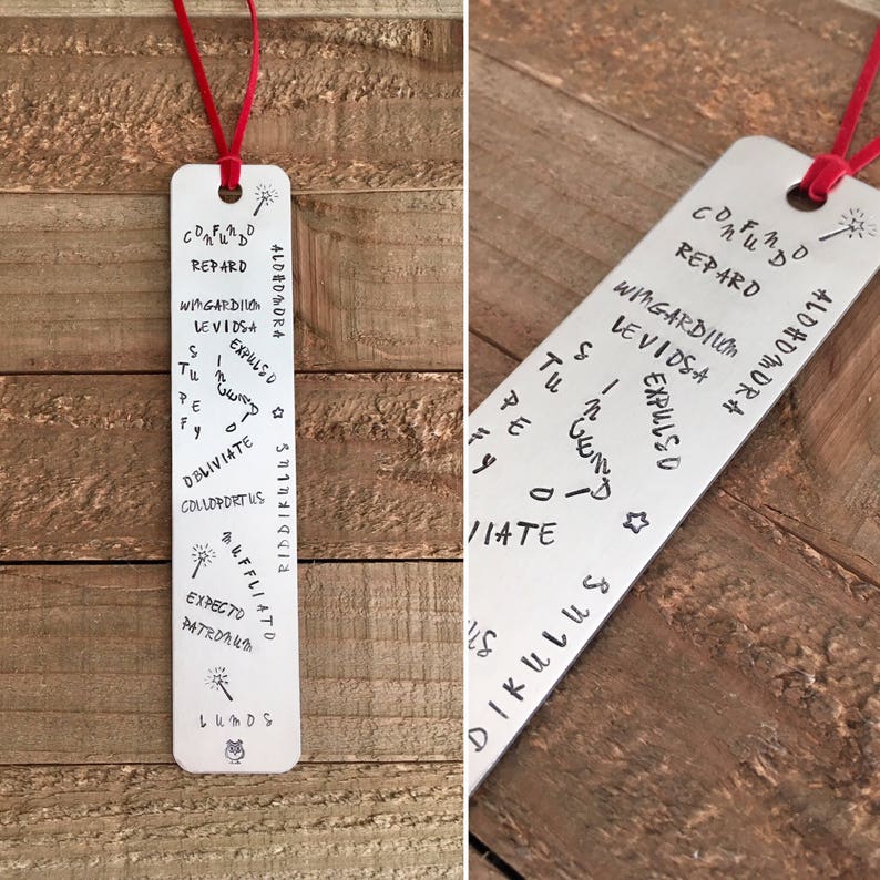 Custom Bookmark-hand Stamped Bookmark-unique Bookmark-gift for - Etsy