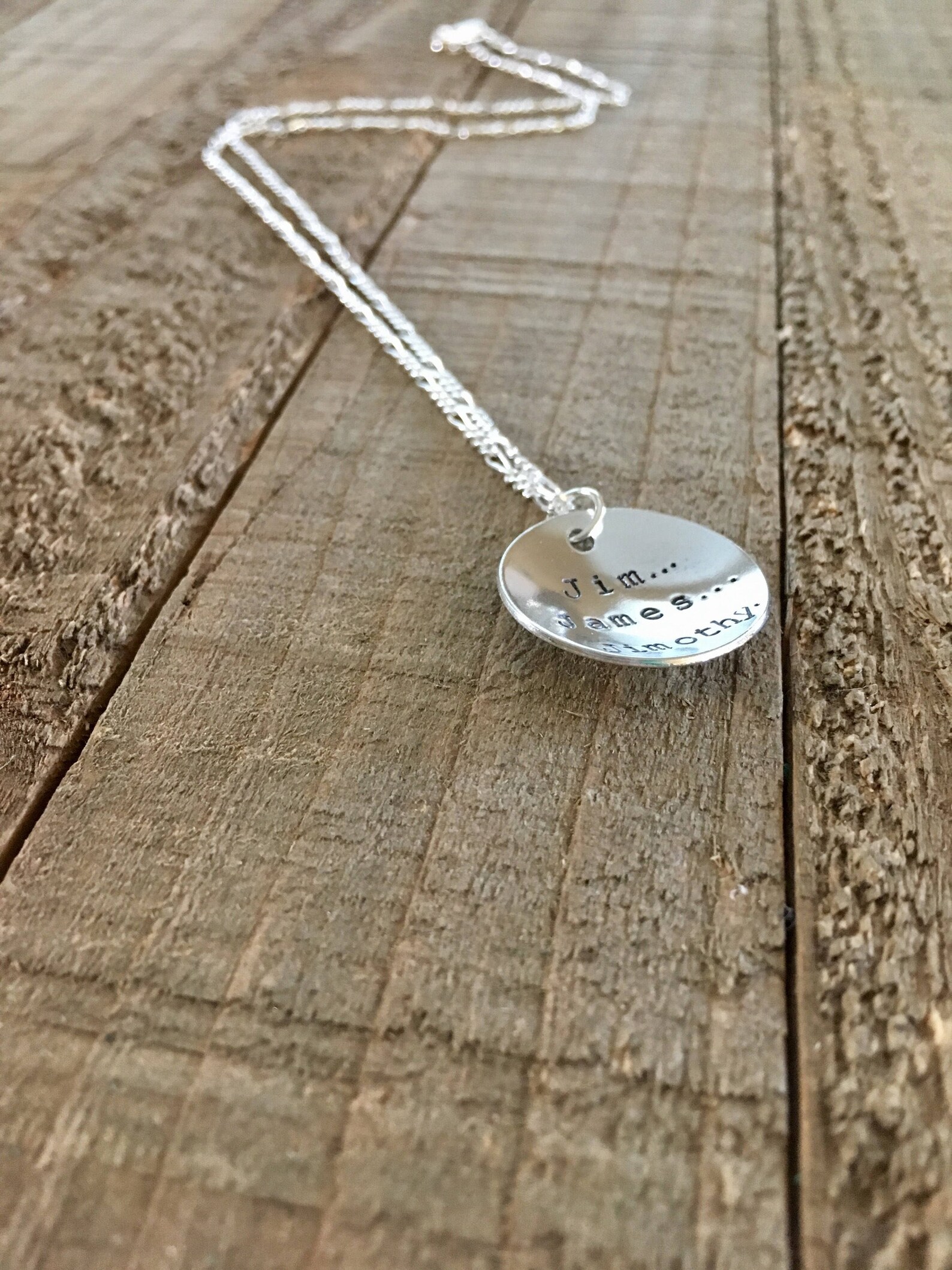 The Office-jim, James, Jimothy Necklace-the Office Necklace- Dwight-7/8 ...