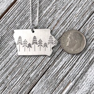 Iowa State Necklace-iowa Necklace-gift - Etsy