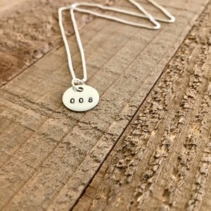 Stranger Things Necklace 008 Necklace-8 Necklace-handstamped - Etsy
