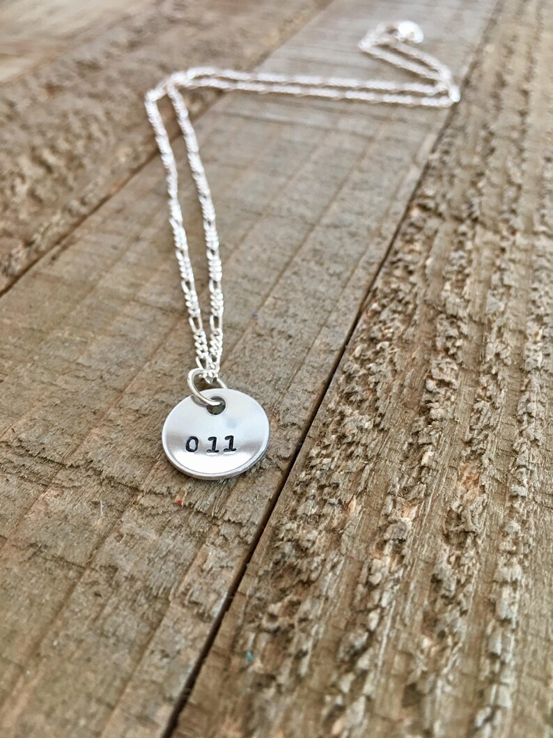 Stranger Things Necklace Eleven Necklace-11 Necklace-domed | Etsy