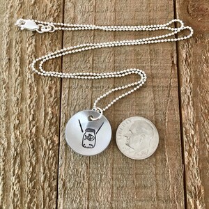 What About Bob Necklace-gil Necklace-funny Necklace-3/4" Handstamped ...