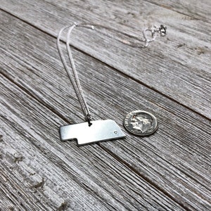 Nebraska State Necklace-nebraska Necklace-gift - Etsy