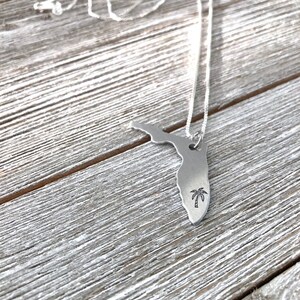 Florida Necklace-fort Lauderdale Necklace-florida Jewelry-handstamped ...