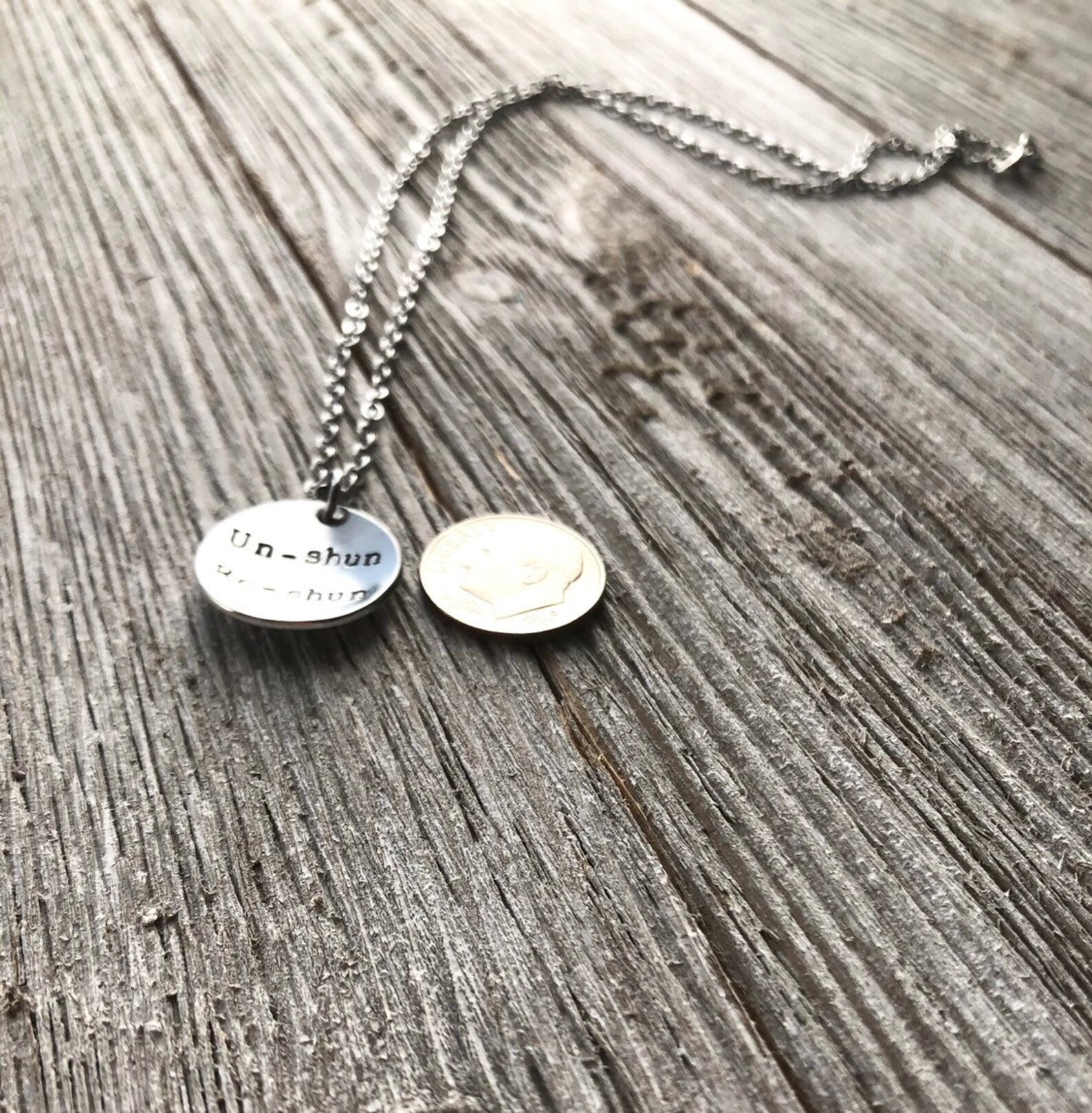 The Office-un-shun Re-shun Necklace-the Office Necklace- Dwight-3/4 ...