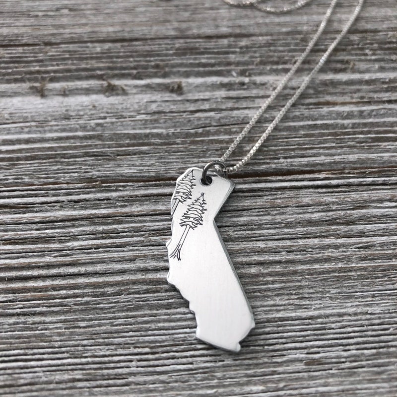 California Necklace - Etsy