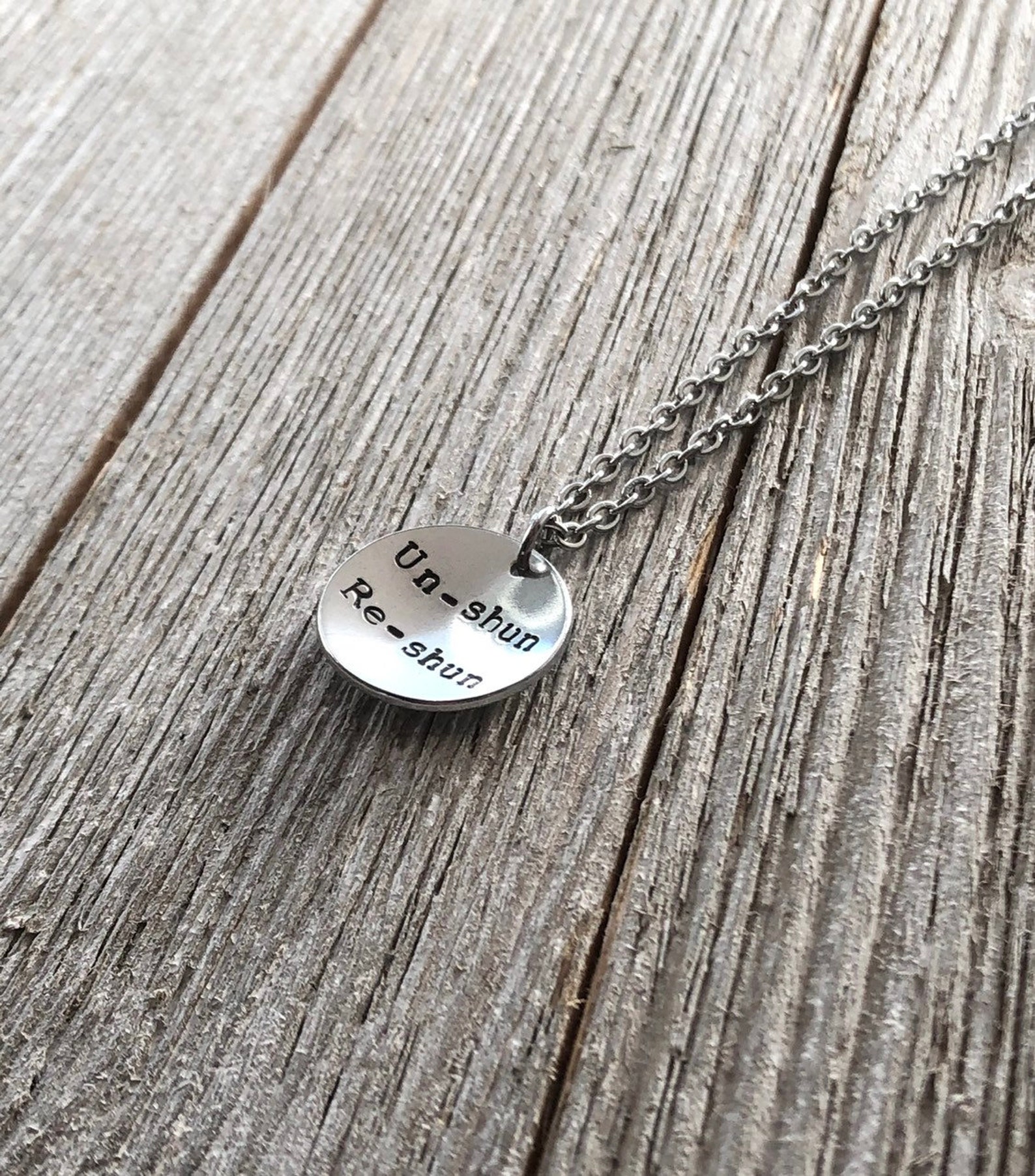 The Office-un-shun Re-shun Necklace-the Office Necklace- Dwight-3/4 ...