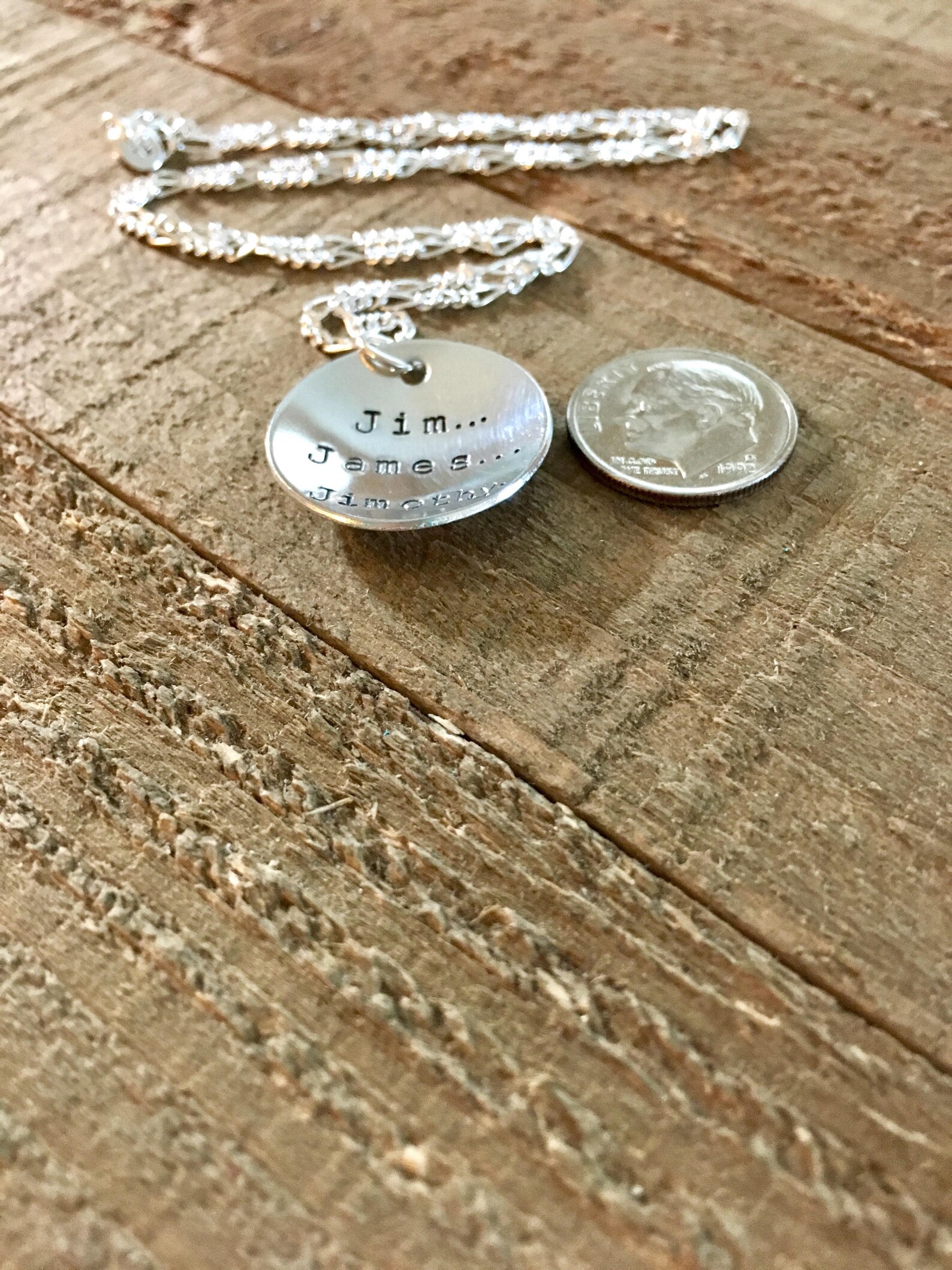 The Office-jim, James, Jimothy Necklace-the Office Necklace- Dwight-7/8 ...