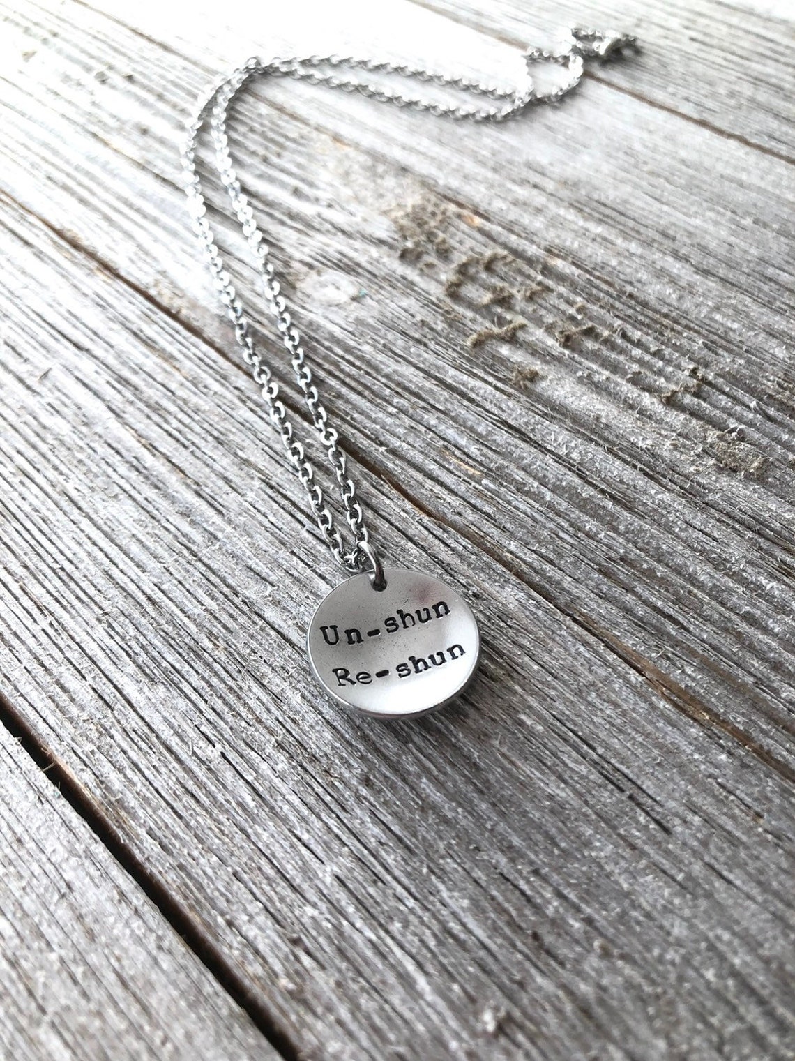 The Office-un-shun Re-shun Necklace-the Office Necklace- Dwight-3/4 ...