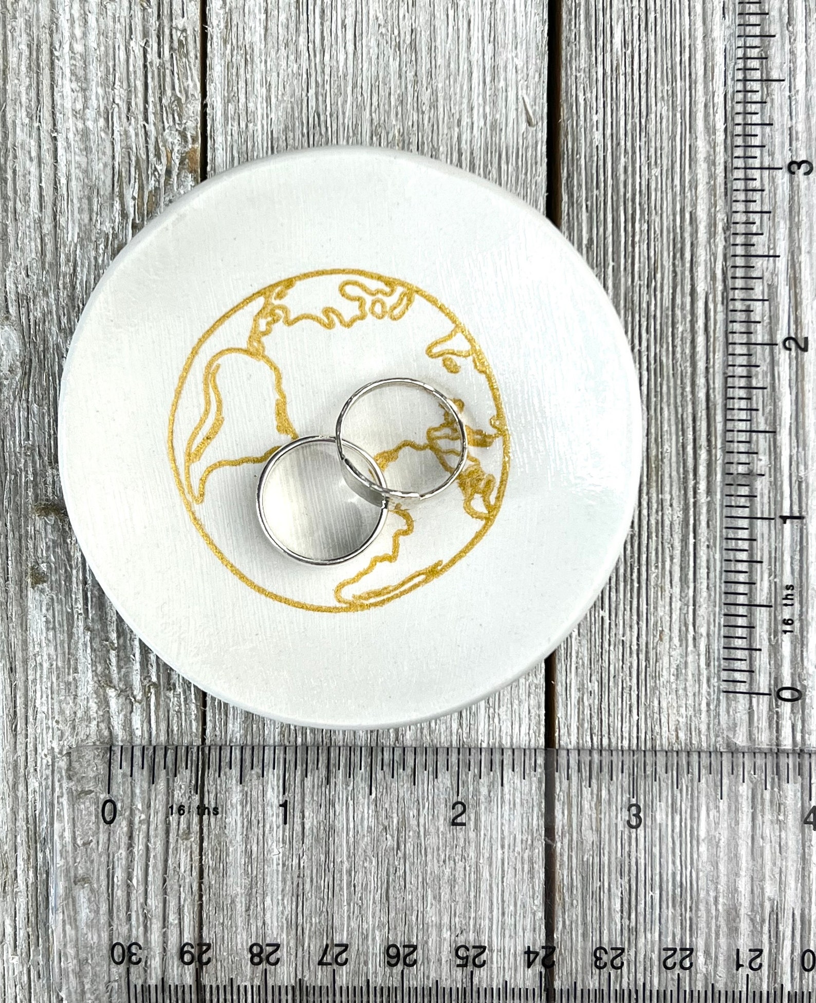World Map Jewelry Dish-clay Jewelry Dish - Etsy