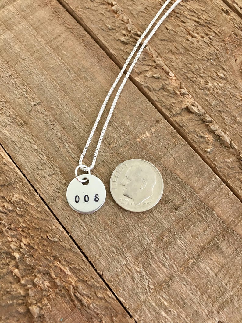 Stranger Things necklace 008 necklace-8 necklace-handstamped | Etsy