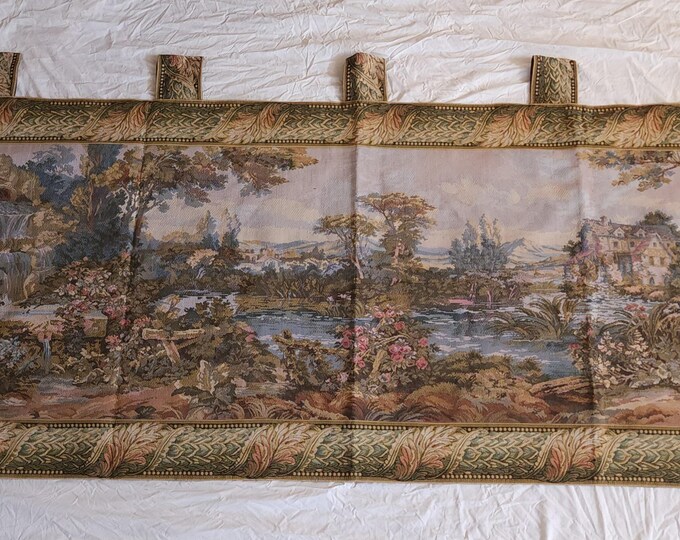Vintage Landscape Tapestry Wall Hanging Baroque French Country Style ...