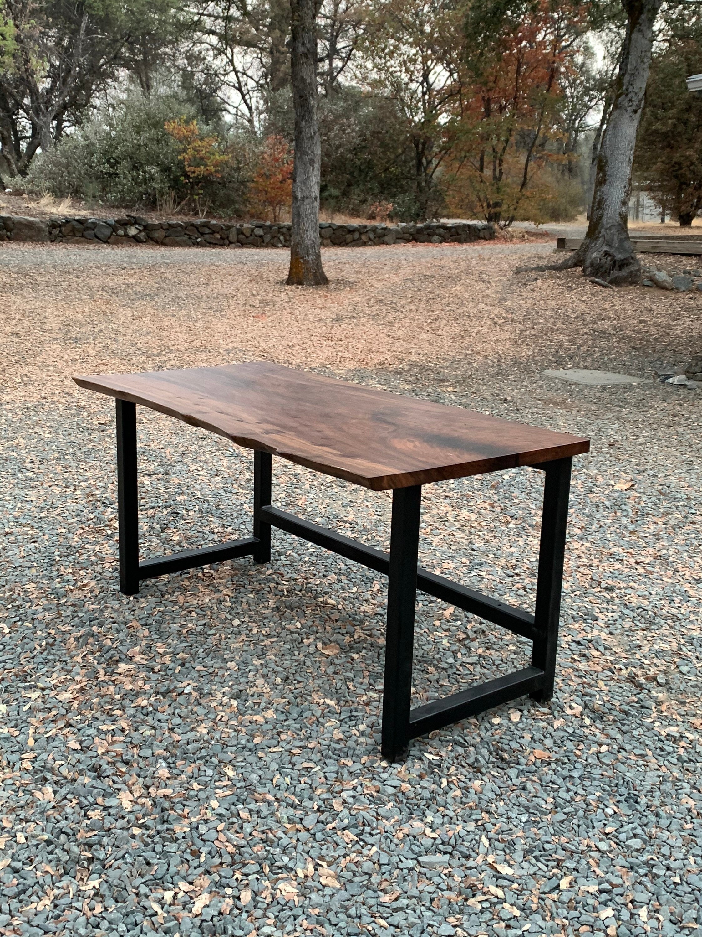 H Style Leg Frame Steel Desk Base With Foot Rest Steel Table - Etsy