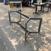 Chevron Table Base Heavy Duty Frame Stone Table Base Metal Table Base ...
