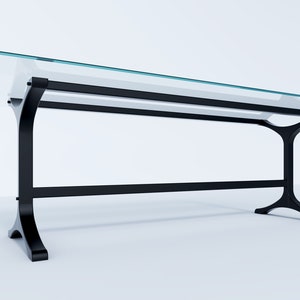 Wishbone Leg Heavy Duty - Table Base for Stone or Glass - Steel Table ...