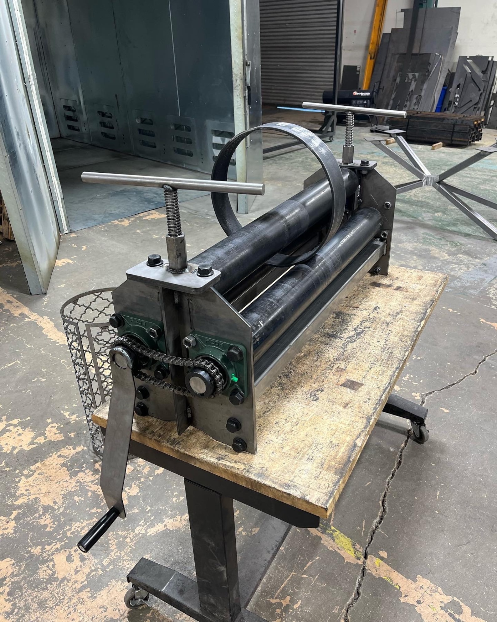 Heavy Duty Pyramid Roller | Pipe Threader Compatible | Metal Roller ...