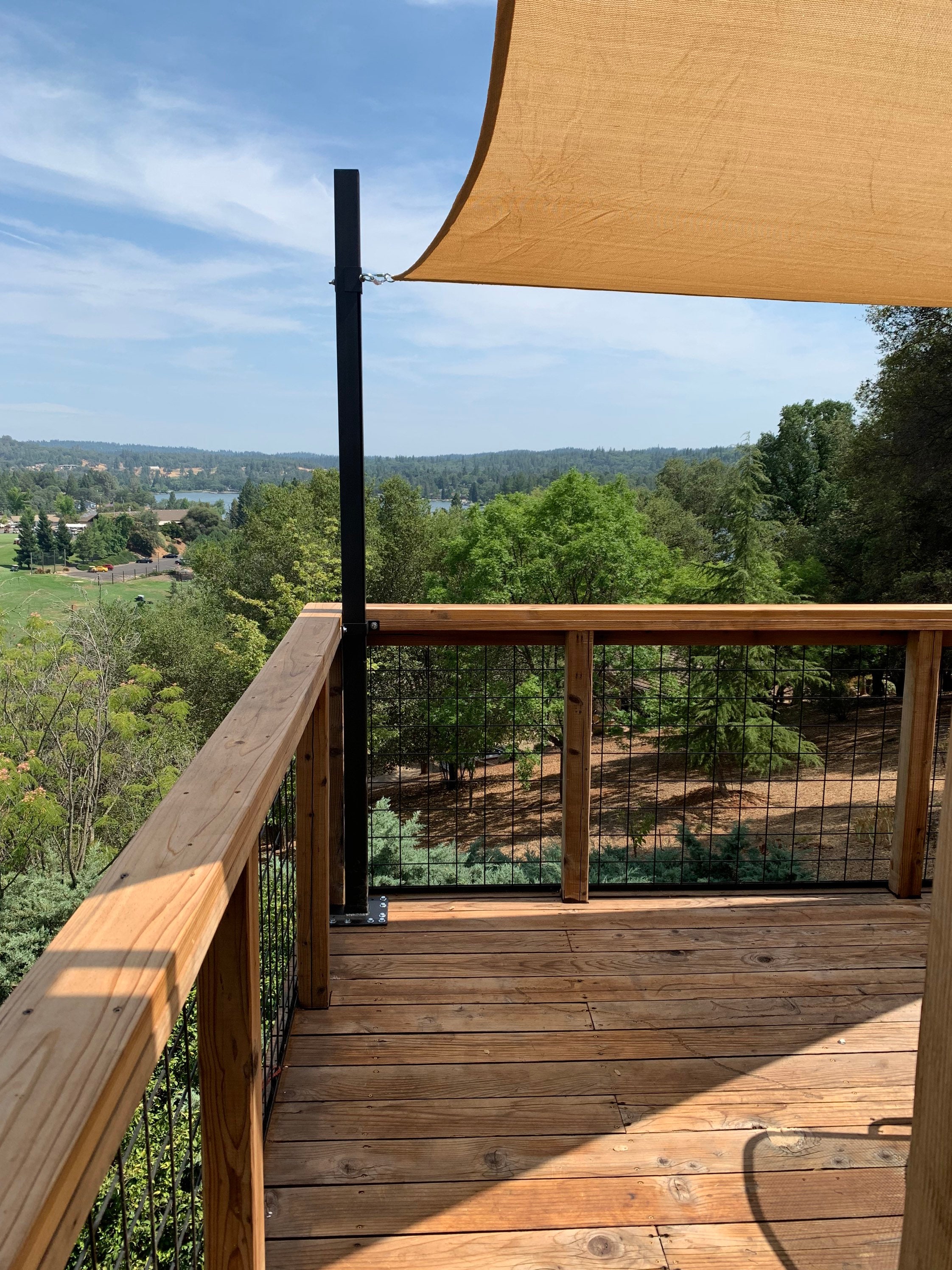 Height Adjustable Sun Shade Sail Post | Custom Shade Sale Post | Custom ...