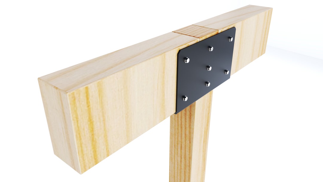 Custom Post Brackets - 6x6 Post to 6x12 Beam Union - Heavy Duty Beam ...