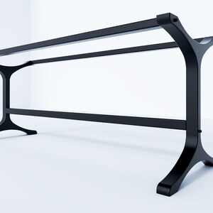 Wishbone Leg Heavy Duty - Table Base for Stone or Glass - Steel Table ...