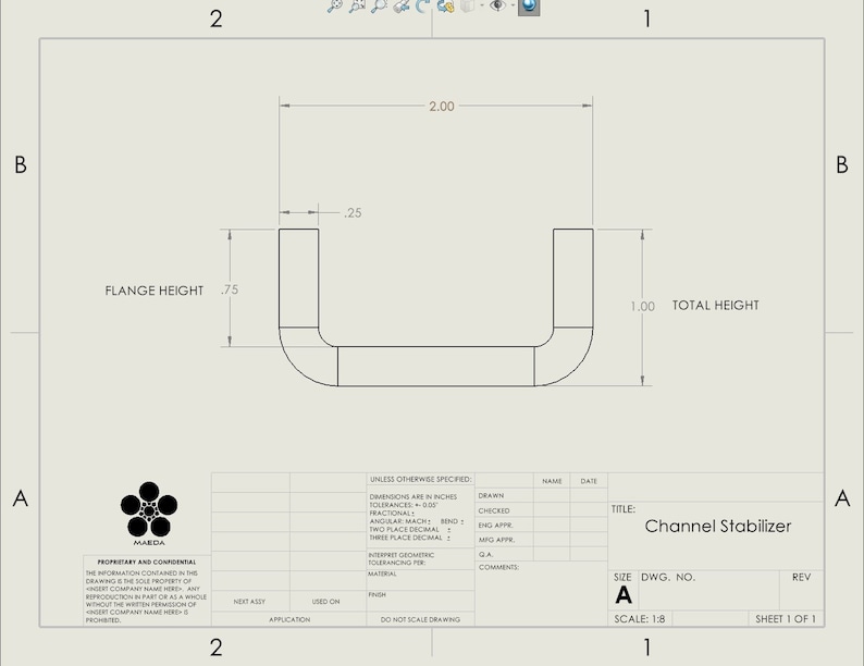 Heavy Duty Channel Stabilizer With Powder Coating, C Channel Support ...