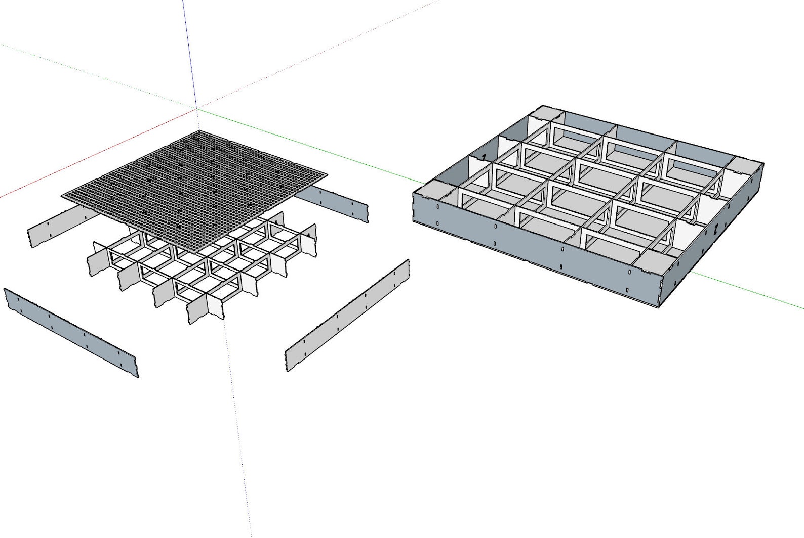 4x4 3D Welding Table DXF File Welding Table Plans With - Etsy