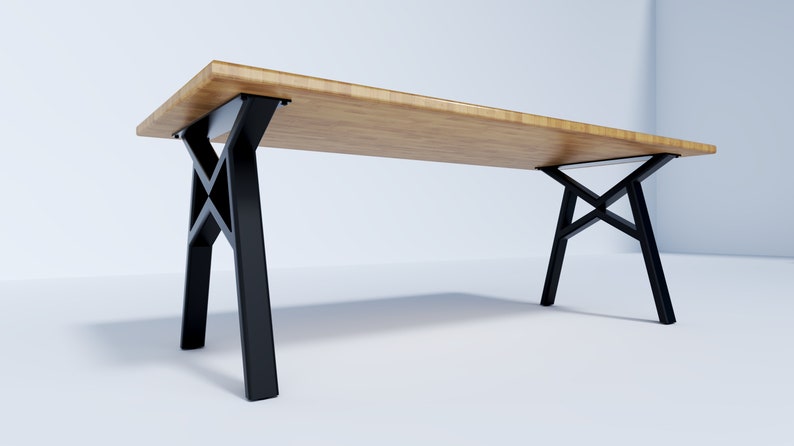 Trinity Leg | Customize Your Dimensions | A Frame Table Leg | Metal ...