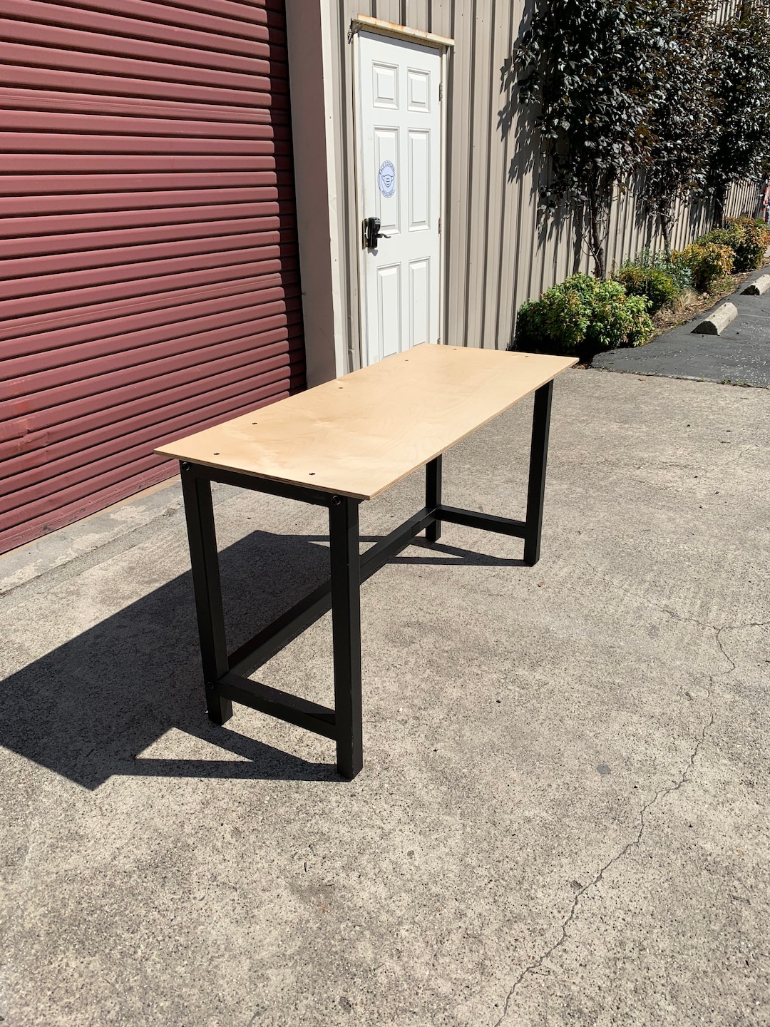 H Style Leg Frame, Steel Desk Base With Foot Rest, Steel Table Base ...