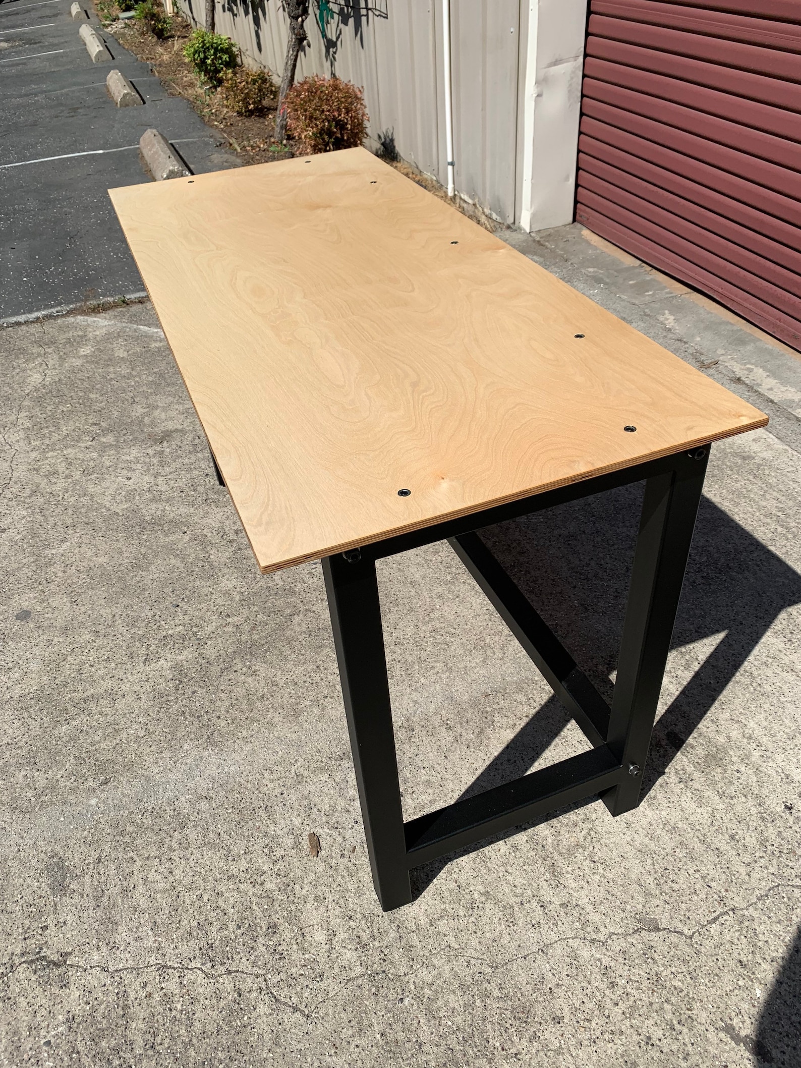 H Style Leg Frame Steel Desk Base With Foot Rest Steel Table - Etsy